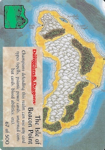 The Isle of Beacon Point - Spellfire card - 4th Edition