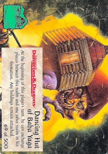 Dancing Hut of Baba Yaga - Spellfire card - 4th Edition