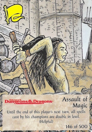 Assault of Magic - Spellfire card - 4th Edition