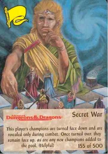 Secret War - Spellfire card - 4th Edition