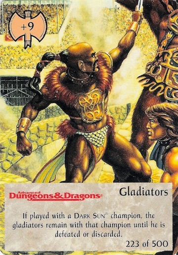 Gladiators - Spellfire card - 4th Edition