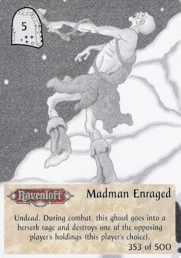Madman Enraged - Spellfire card - 4th Edition