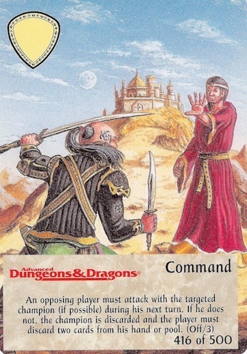 Command - Spellfire card - 4th Edition