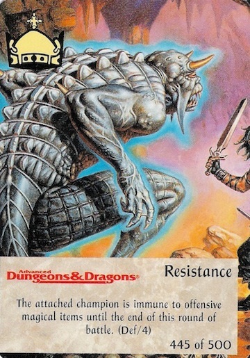 Resistance - Spellfire card - 4th Edition