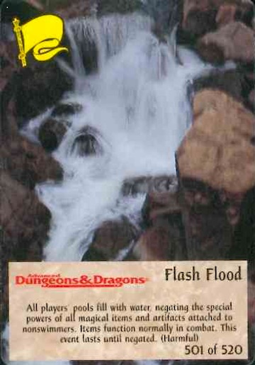 Flash Flood - Spellfire card - 4th Edition