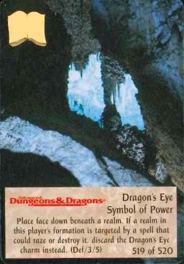 Dragon's Eye Symbol of Power - Spellfire card - 4th Edition