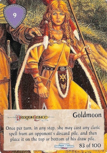 Goldmoon - Spellfire card - Artifacts edition