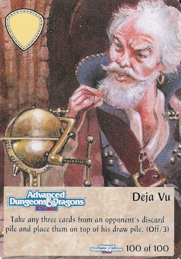 Deja Vu - Spellfire card - Artifacts edition