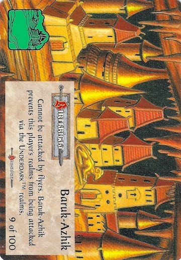 Baruk-Azhik - Spellfire card - Birthright edition