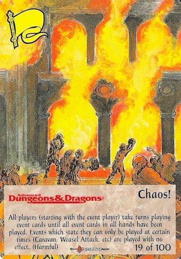 Chaos! - Spellfire card - Birthright edition