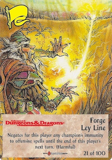 Forge Ley Line - Spellfire card - Birthright edition