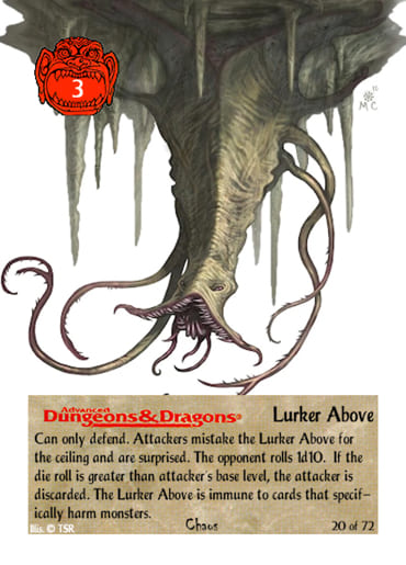 Lurker Above - Spellfire card - Chaos edition