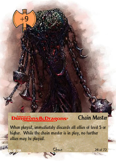 Chain Master - Spellfire card - Chaos edition