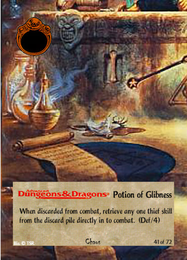 Potion of Glibness - Spellfire card - Chaos edition