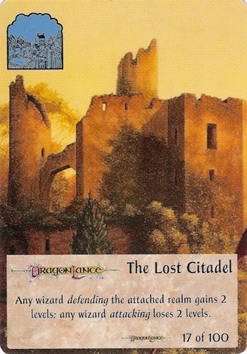 The Lost Citadel - Spellfire card - DragonLance edition