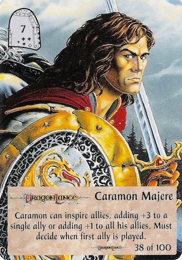 Caramon Majere - Spellfire card - DragonLance edition
