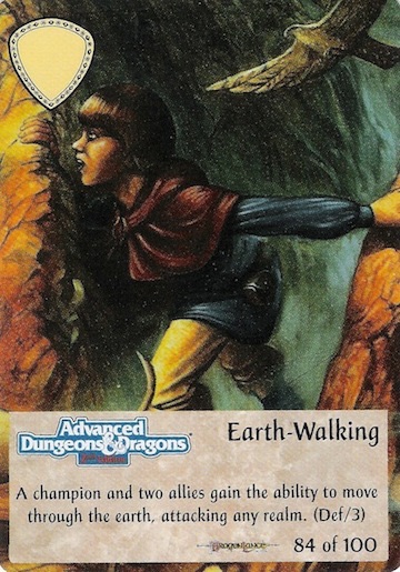 Earth-Walking - Spellfire card - DragonLance edition