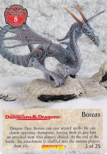 Boreas - Spellfire card - Draconomicon Chase edition