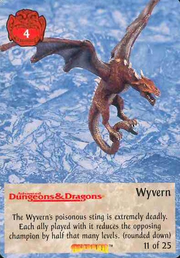 Wyvern - Spellfire card - Draconomicon Chase edition