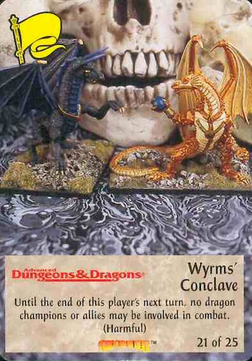 Wyrms' Conclave - Spellfire card - Draconomicon Chase edition