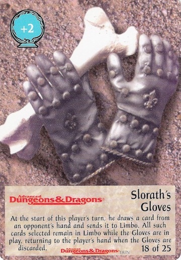 Slorath's Gloves - Spellfire card - Dungeons Chase edition