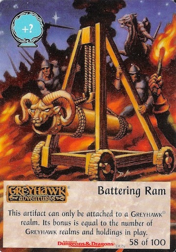 Battering Ram - Spellfire card - Dungeons edition