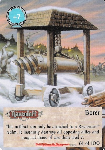 Borer - Spellfire card - Dungeons edition