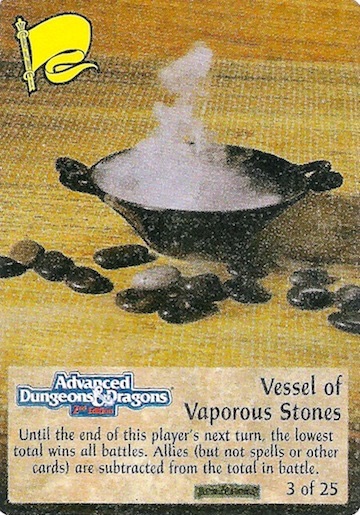 Vessel of Vaporous Stones - Spellfire card - ForgottenRealms Chase edition