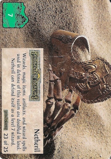 Netheril - Spellfire card - ForgottenRealms Chase edition