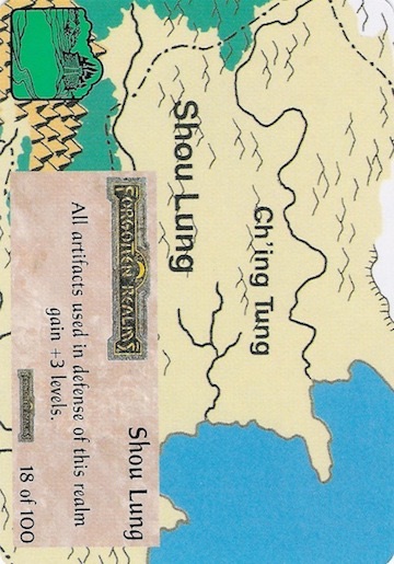 Shou Lung - Spellfire card - ForgottenRealms edition