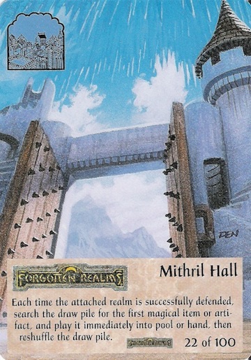 Mithril Hall - Spellfire card - ForgottenRealms edition