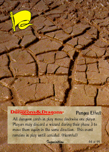 Pangea Effect - Spellfire card - Inquisition edition