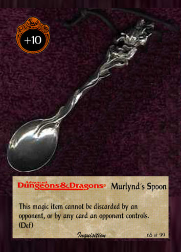 Murlynd's Spoon - Spellfire card - Inquisition edition
