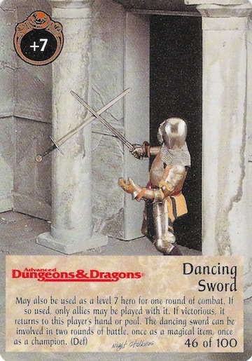 Dancing Sword - Spellfire card - NightStalkers edition