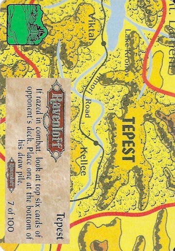 Tepest - Spellfire card - Ravenloft edition
