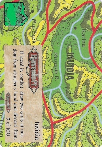 Invidia - Spellfire card - Ravenloft edition