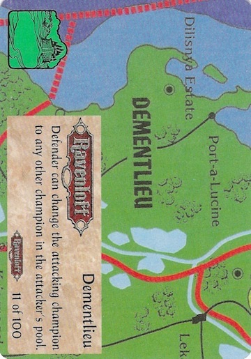Dementlieu - Spellfire card - Ravenloft edition