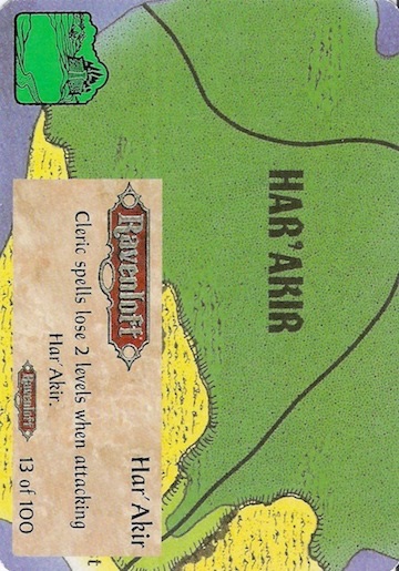 Har'Akir - Spellfire card - Ravenloft edition