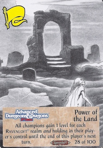 Power of the Land - Spellfire card - Ravenloft edition
