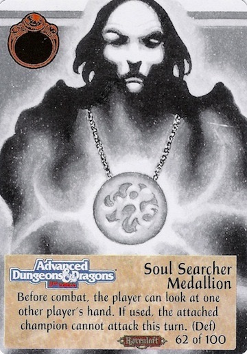 Soul Searcher Medal - Spellfire card - Ravenloft edition