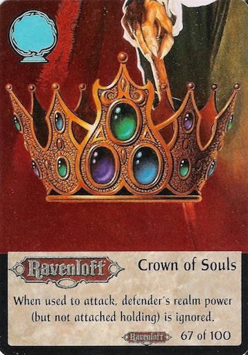 Crown of Souls - Spellfire card - Ravenloft edition