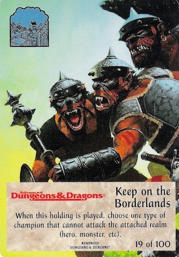 Keep on the Borderlands - Spellfire card - Runes&Ruins edition