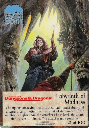 Labyrinth of Madness - Spellfire card - Runes&Ruins edition