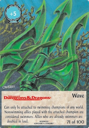Wave - Spellfire card - Runes&Ruins edition
