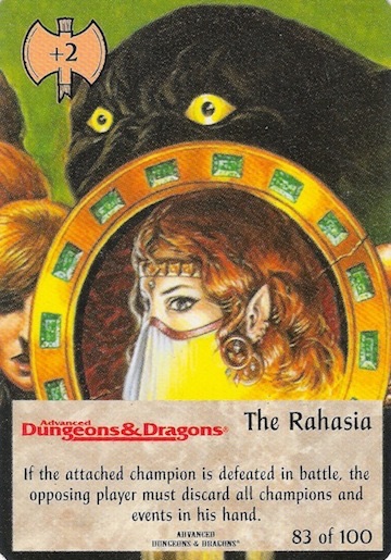 The Rahasia - Spellfire card - Runes&Ruins edition