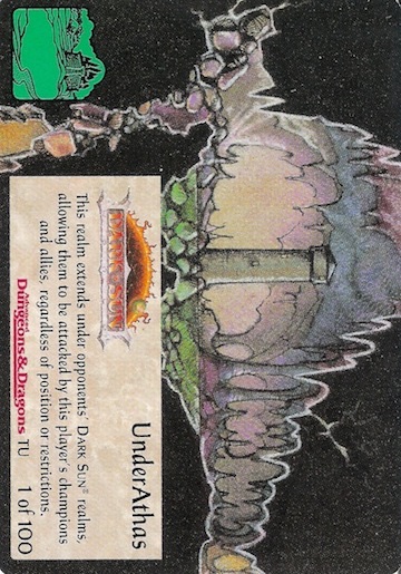 UnderAthas - Spellfire card - UnderDark edition