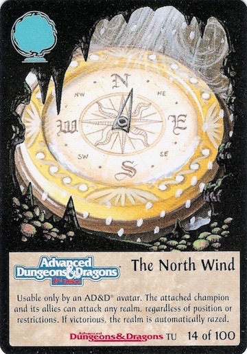 The North Wind - Spellfire card - UnderDark edition