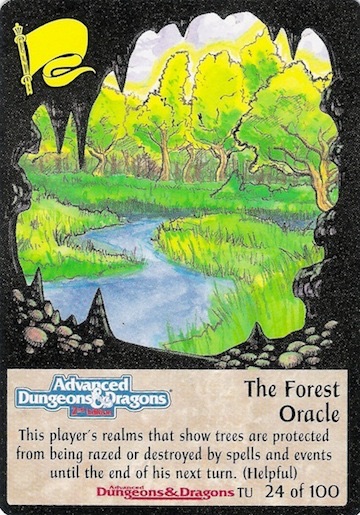 The Forest Oracle - Spellfire card - UnderDark edition