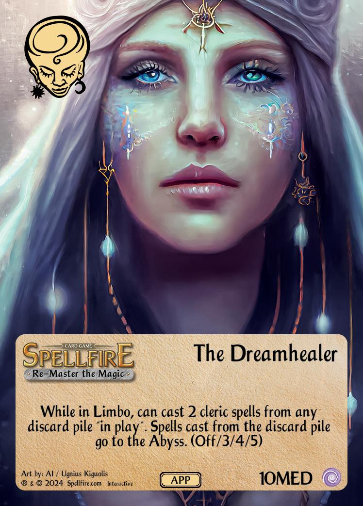 The Dreamhealer - Spellfire card - Interactive edition