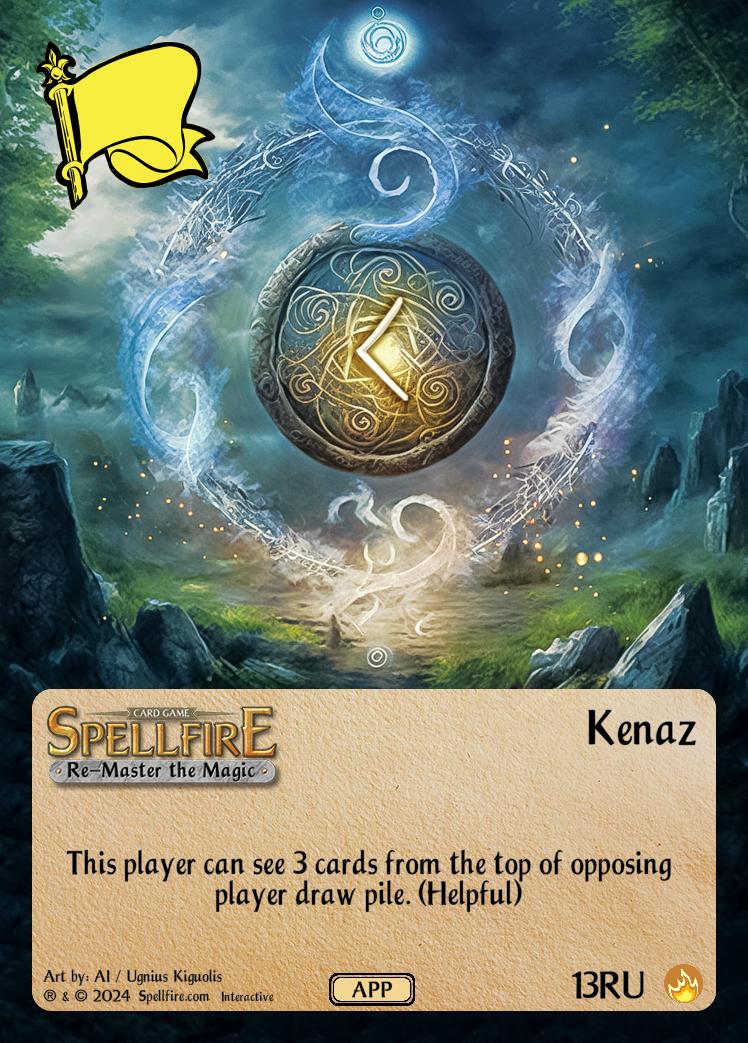 Kenaz - Spellfire card - Interactive edition